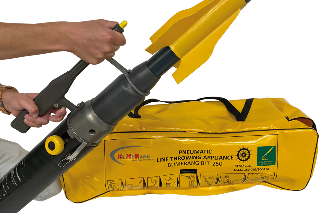 Pneumatic Line Thrower – BLT 250 - Ship Supplying and Safety Services